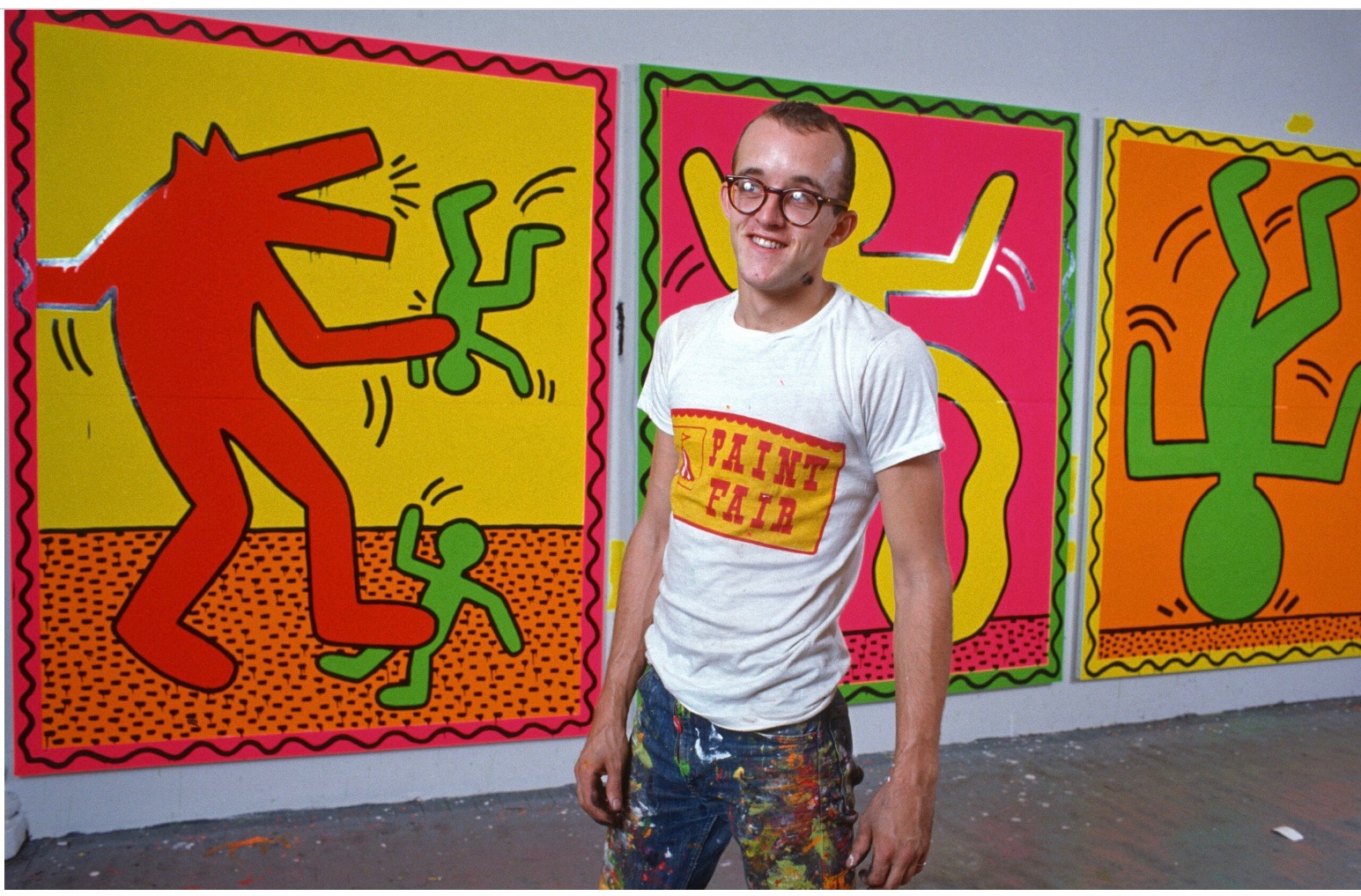 The life of Christ, di Keith Haring. Vieni, vieni, Emmanuele. – Mammaoca